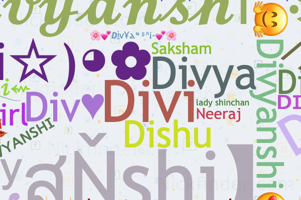 Divya Name Letters