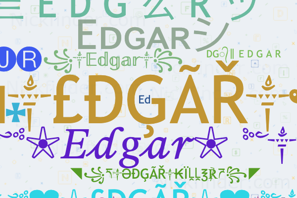 Apodos para Edgar: ꧁ฯ༒£ĐĢÃŘ༒ฯ꧂, ꧁༒༺ 𝐸𝒹𝑔𝒶𝓇 ༻༒꧂, ꧁༒𝔼𝕕𝕘𝕒𝕣༒꧂, 𝐸𝒹𝑔𝒶𝓇♛, 亗 E D ...