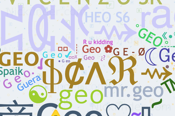 Geo Name Word Geography