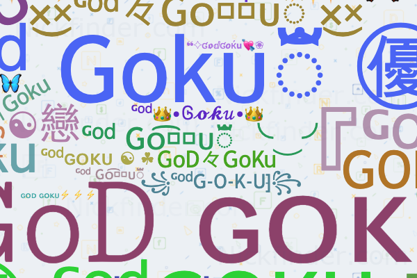 Goku Name Logo Noku YouTube