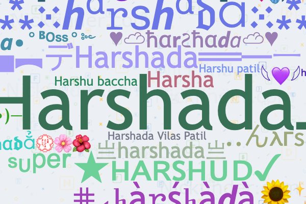 Harshada Name Logo 89+ Harshada Name Signature Style Ideas | Creative