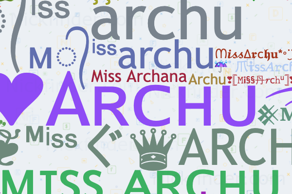 Archu Name Logo Archana Name Wallpaper