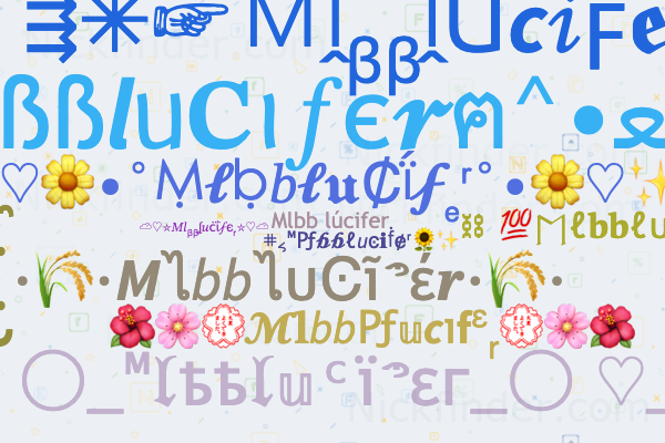 Nicknames for MlbbluCifer: Mlbb lúcifer