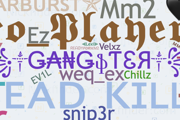 Nicknames for Mm2: ꧁༒Ǥ₳₦ǤֆƬᏋЯ༒꧂, weq_ex, Velxz, Cxrrupted_Meldi, pixc