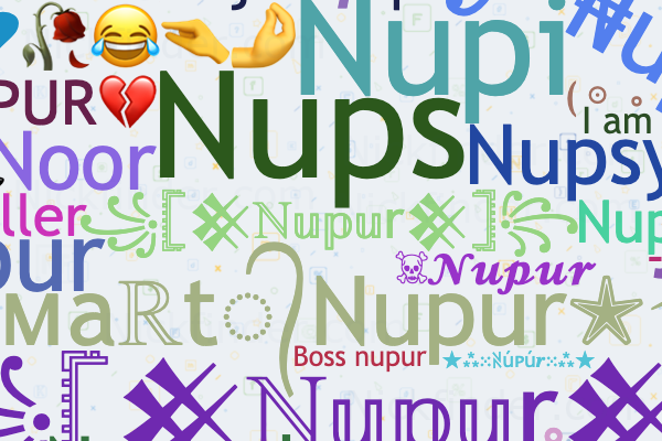 Nupur Name Logo Nupur Gifts Customised Name Earrings For Girls.