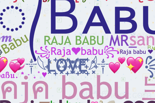 Babu Name Logo Personable, Colorful Logo Design For No Text As Such,