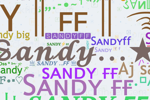 Sandy Name Wallpaper