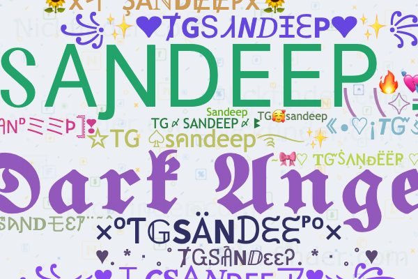 Sandeep Name Wallpaper In Fire