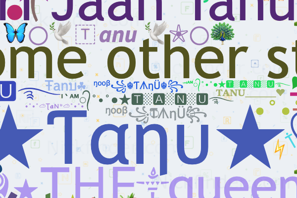 Tanu Name Logo Tanu Logo | Name Logo Generator Smoothie, Summer,
