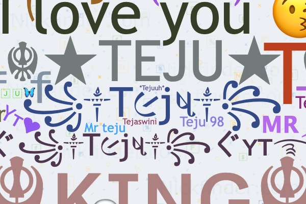 Teju Name Logo Indonesia Logo | Free Logo Design Tool From Flaming