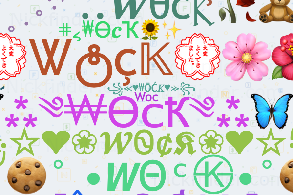 Nicknames for WOCK: 𝓦𝓞𝓒𝓚, PleaCalling WOCK, Wockxballhog, grim reaper ...